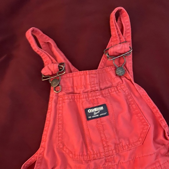 OshKosh B'gosh | Bottoms | Oshkosh Red Overalls 4t | Poshmark
